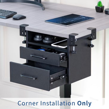 The Best Storage Add-ons for your Standing Desk - Organized Home Office